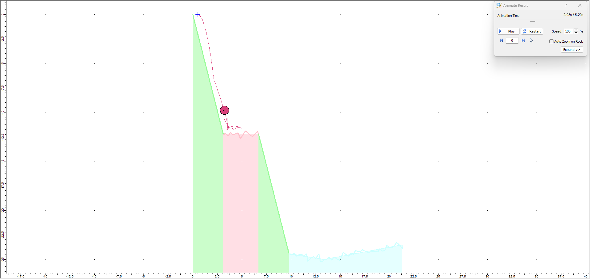 RocFall2 Tutorials | 5 - Slope Roughness